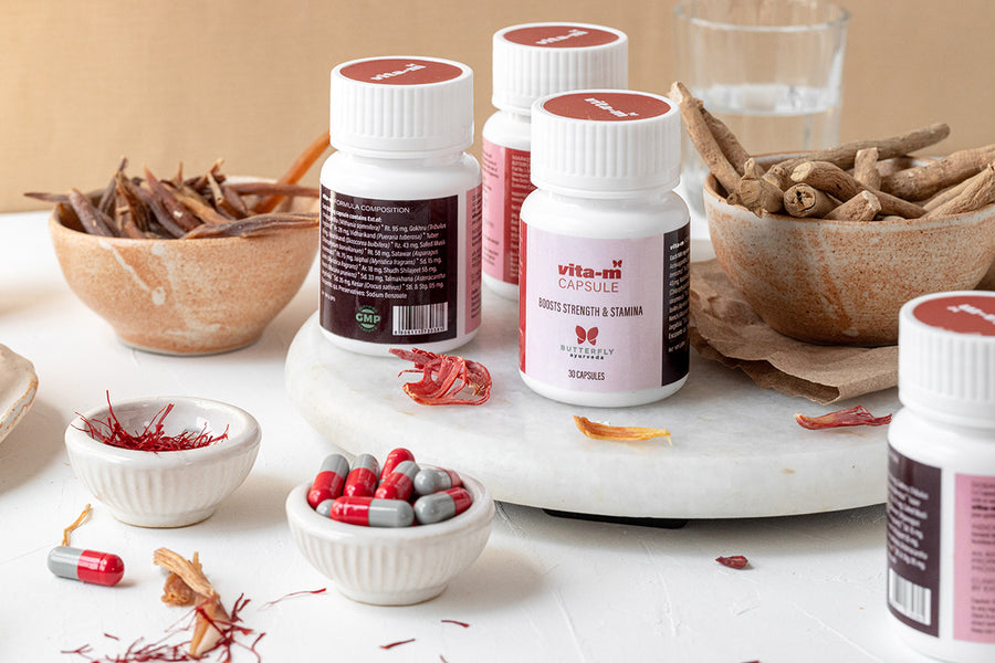 Maximize Your Potential: Vita-M Capsules for Men by Butterfly Ayurveda